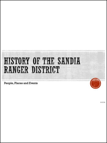 About the Sandias – Friends of the Sandia Mountains